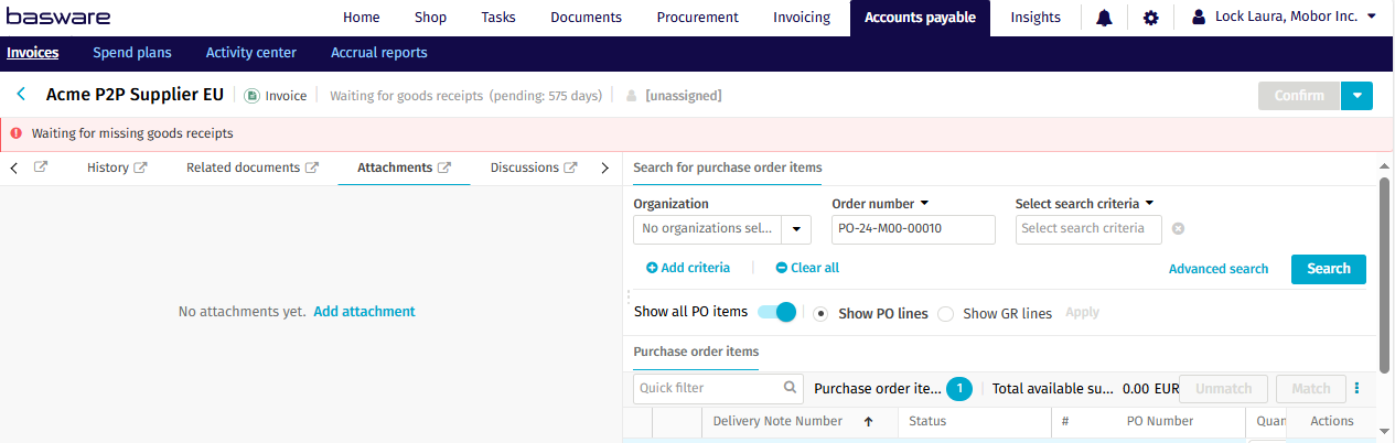 Add attachments to invoices waiting for goods receipts